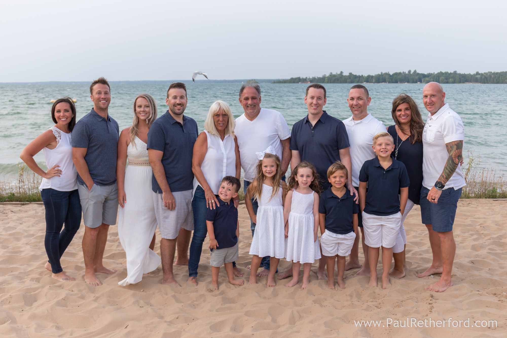 Mullet Lake family photo Cheboygan Northern Michigan Photographer