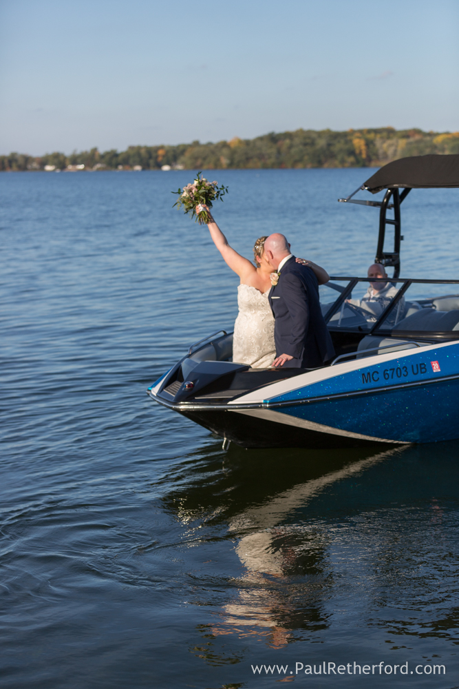 Gun Lake waterfront Wedding BoatHouse Villa Bay Pointe Inn Photography