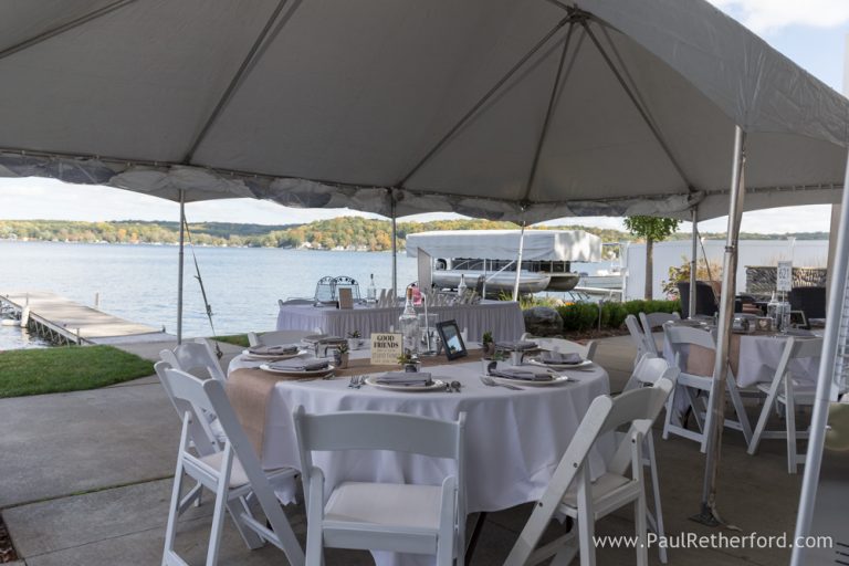 Gun Lake waterfront Wedding BoatHouse Villa Bay Pointe Inn Photography
