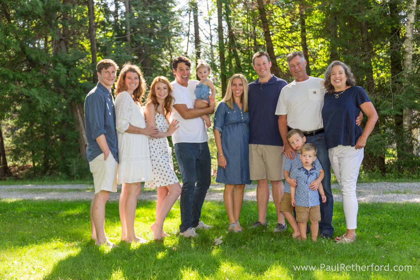 Mullet Lake Cheboygan, Michigan Family Portrait Photography session
